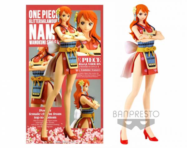 Pantiger Store: Nami (A) - One Piece Glitter and Glamours Wanokuni Style II Banpresto