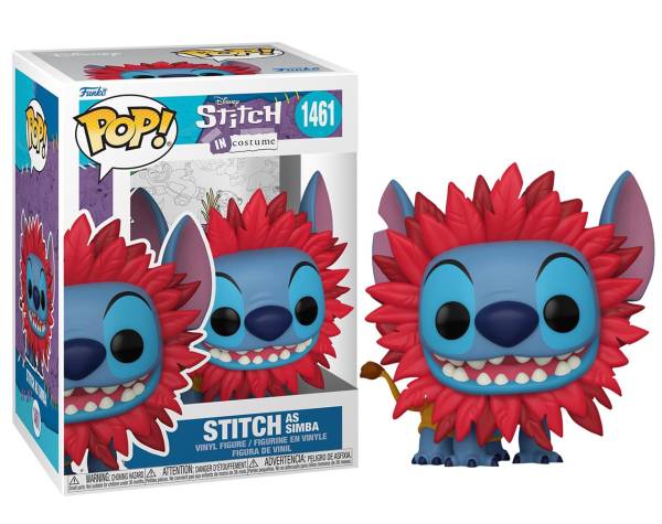 Pantiger Store: Stitch as Simba (The Lion King) - Stitch in Costume Pop ...
